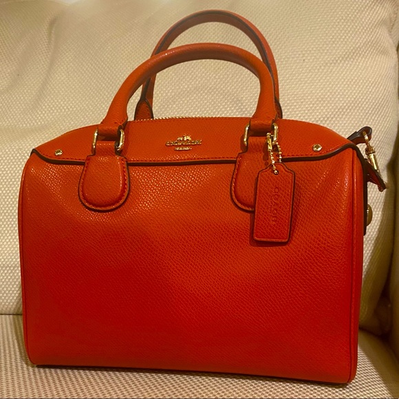 Coach | Bags | Coach Mini Bennett Crossbody Satchel In Carmine | Poshmark